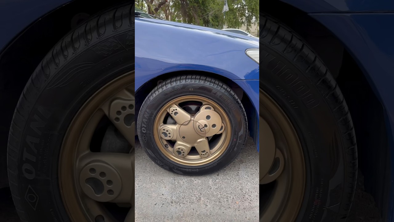 Teddy bear rims anyone? 😅 #drivinglanes #youtubeshorts - YouTube