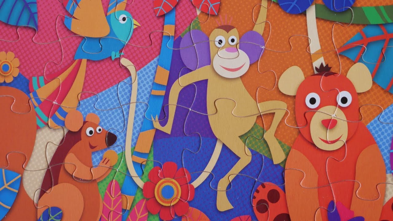 Puzzle Monyet - Monkey Puzzle Solve - Puzzle For Kids - Jigsaw Puzzle ...