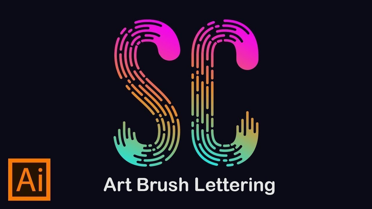 How to Create Art Brush Lettering in Adobe Illustrator CC - Adobe ...