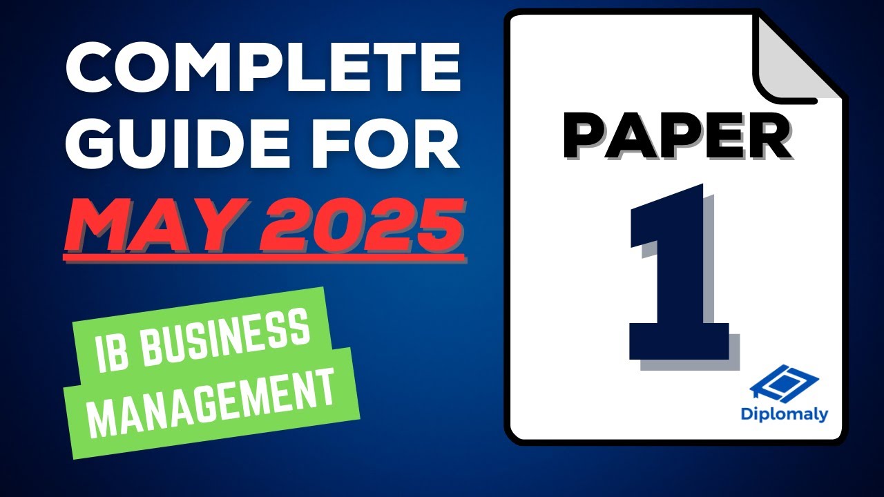 May 2025 IB Business Management Paper 1 Case Study Analysis (Myt PLC ...