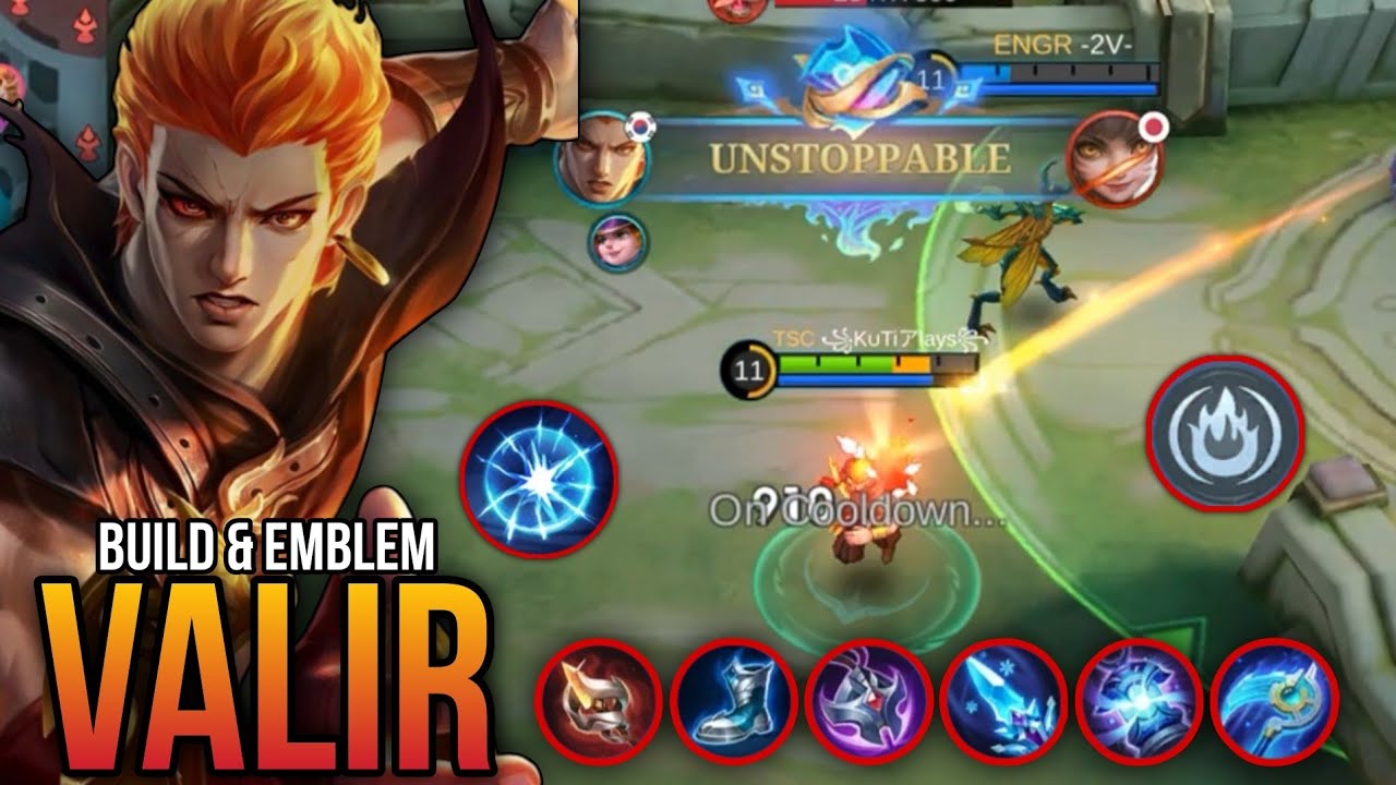 VALIR BEST BUILD AND EMBLEM 2024 | MLBB - YouTube