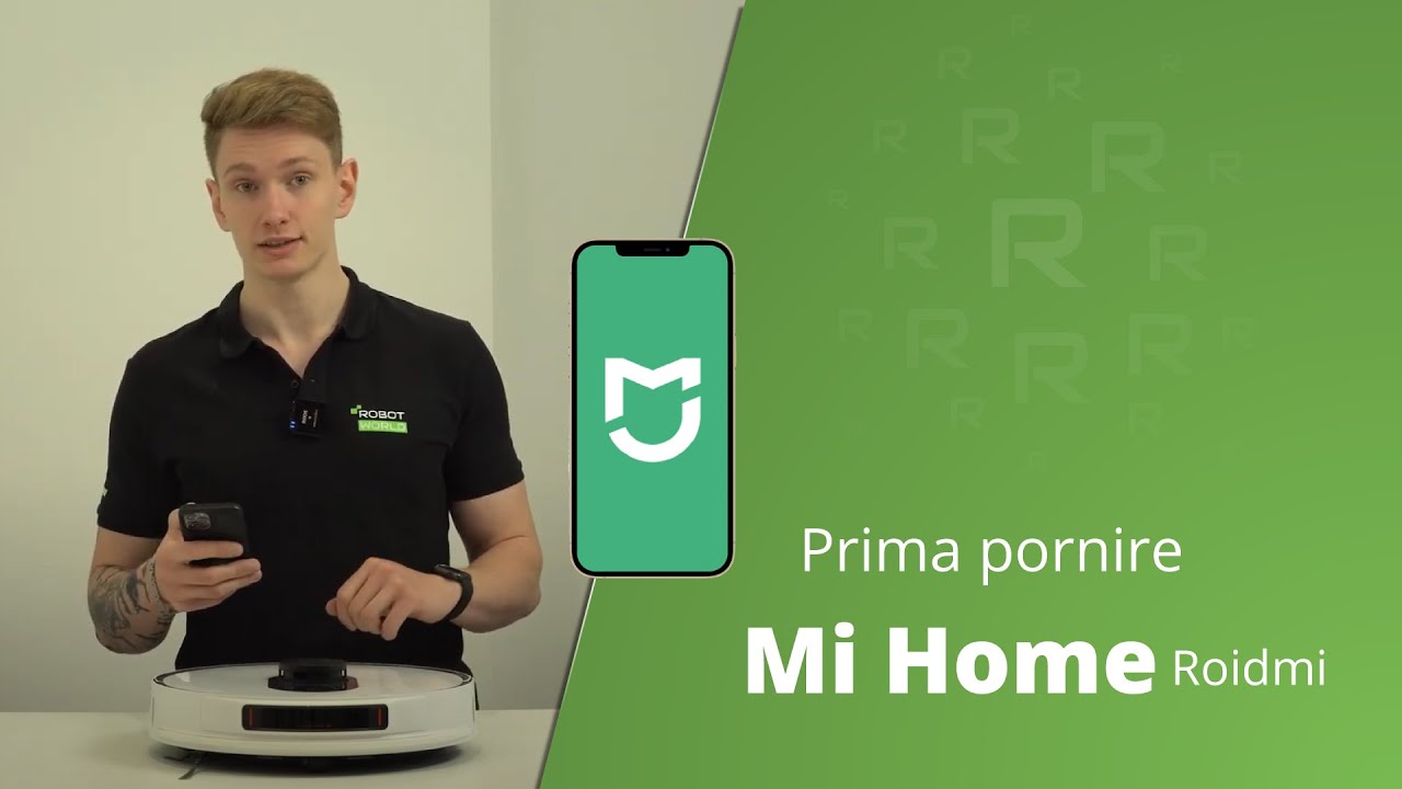 Mi Home App - Ghid pentru conectarea robotului la aplicație - YouTube