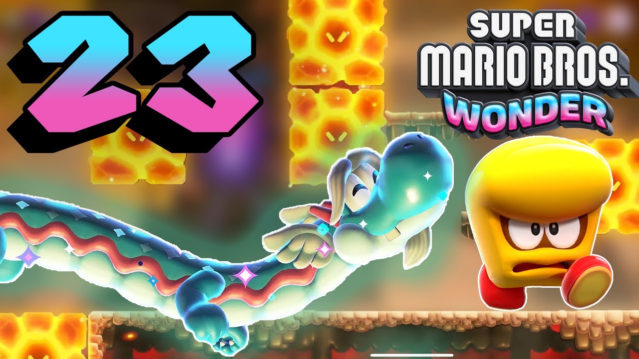 Super Mario Bros. Wonder #23 Der Antike Drache und neue Gegner - YouTube