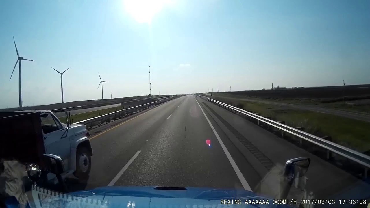 Garbage Flying out of a dump truck!! - YouTube