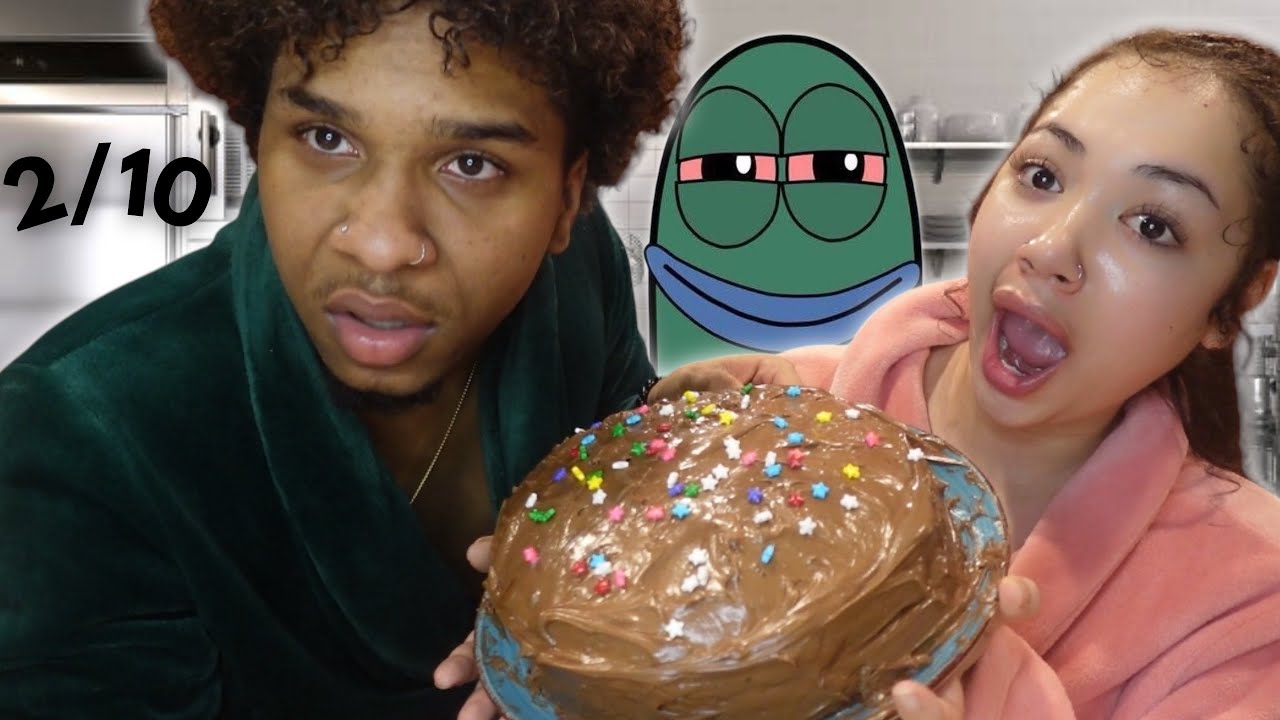 Baking A Cake While Being Baked!! (FUNNY) - YouTube