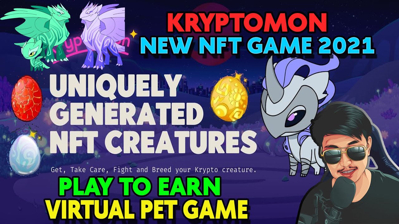 KRYPTOMON - PLAY TO EARN - VIRTUAL PET GAME - NEW NFT GAMES 2021 ...