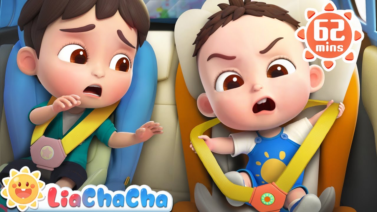 Car Seat Song | Child Safety Seat Song | Song Compilation + LiaChaCha ...