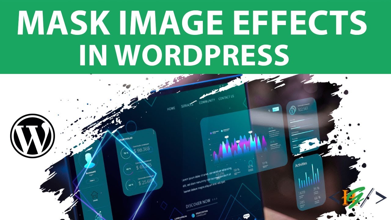 How to Add Stunning Mask Image Effects in WordPress | Brush Stroke ...