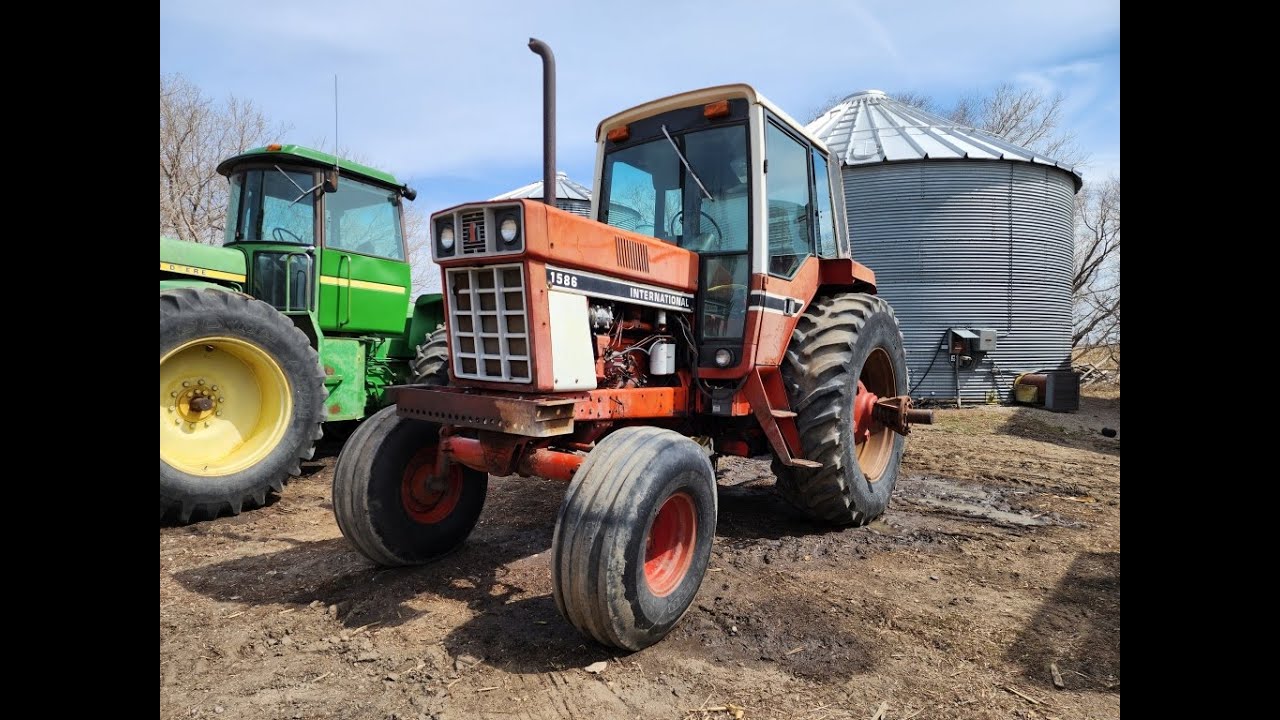 1978 International 1586 2wd Tractor, 3pt with Top Link, Partial Power ...