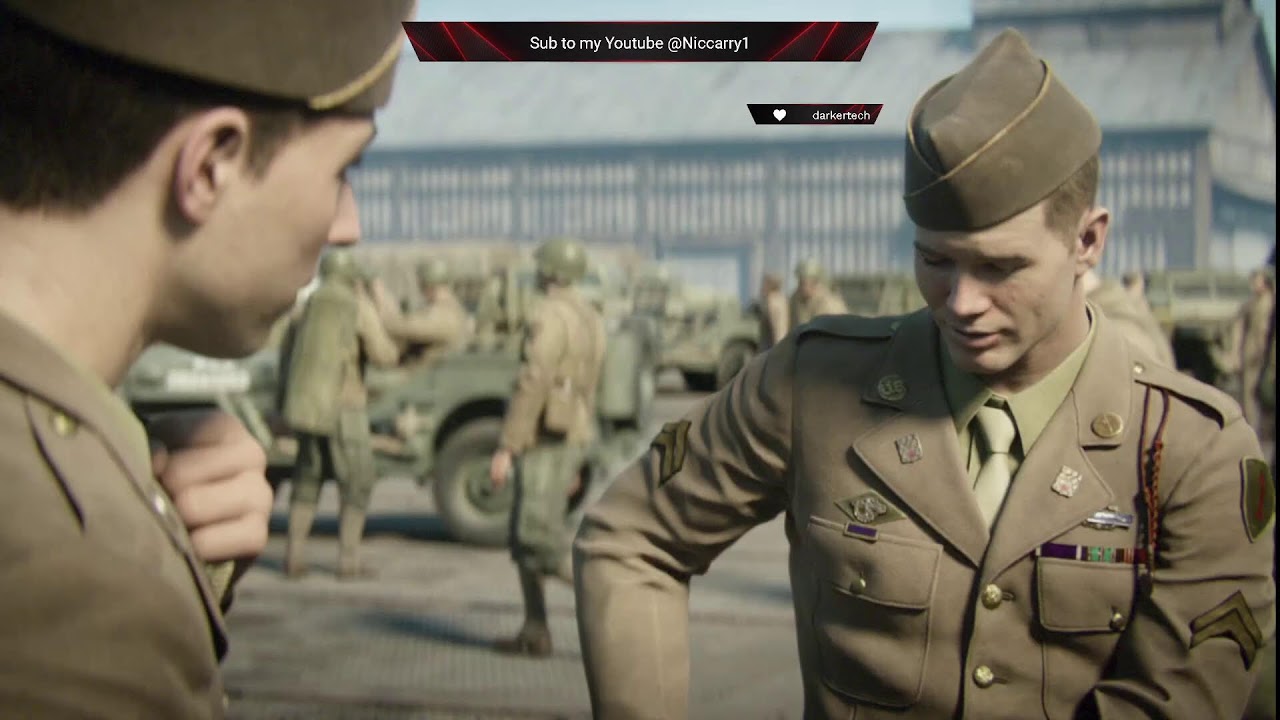 Playing Cod WWII campaign - YouTube