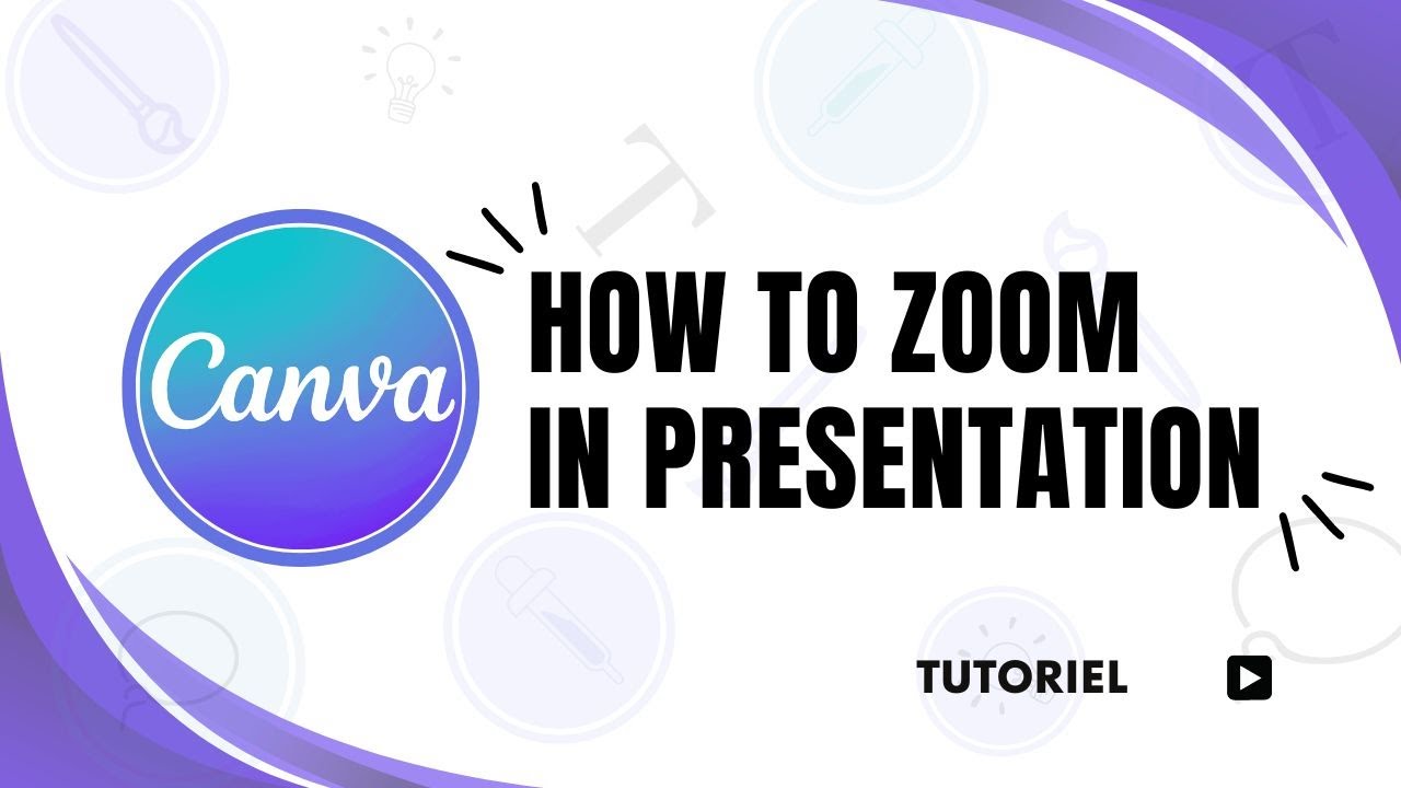How to zoom in Canva presentation - YouTube