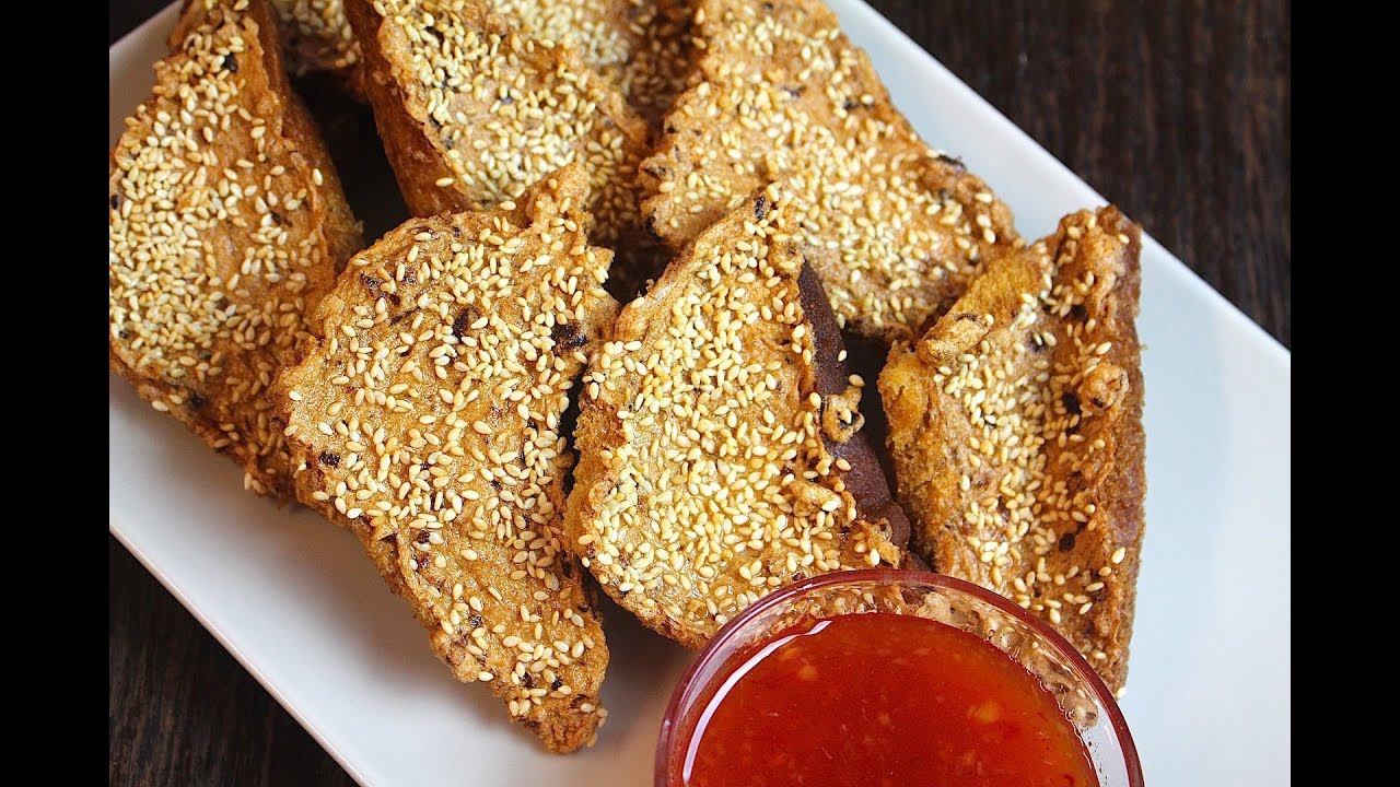 CHICKEN SESAME TOAST RECIPE *COOK WITH FAIZA* - YouTube