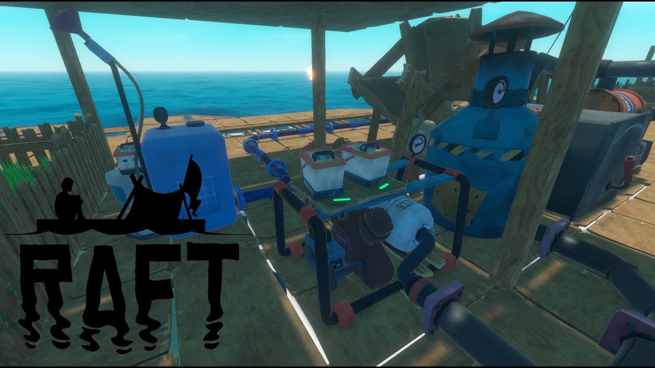 Adding The New Upgrades To The Raft ~ Raft #14 - YouTube
