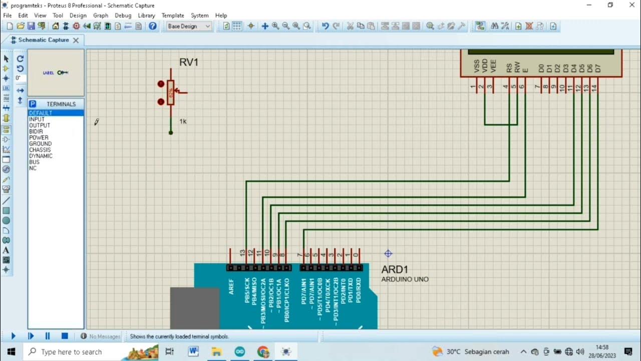 Membuat Runing Teks Menggunkan Lcd dan Arduino Pada Simulasi Proteus ...