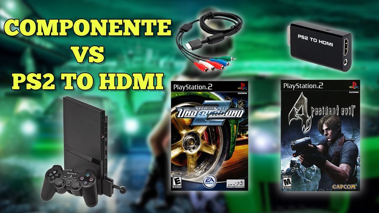 COMPONENTE OU PS2 TO HDMI, QUAL É MELHOR? - YouTube