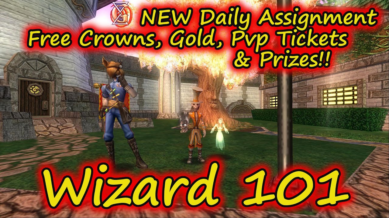 Wizard101: Test Realm New Daily Assignment - Free Gold, Crowns, and PvP ...