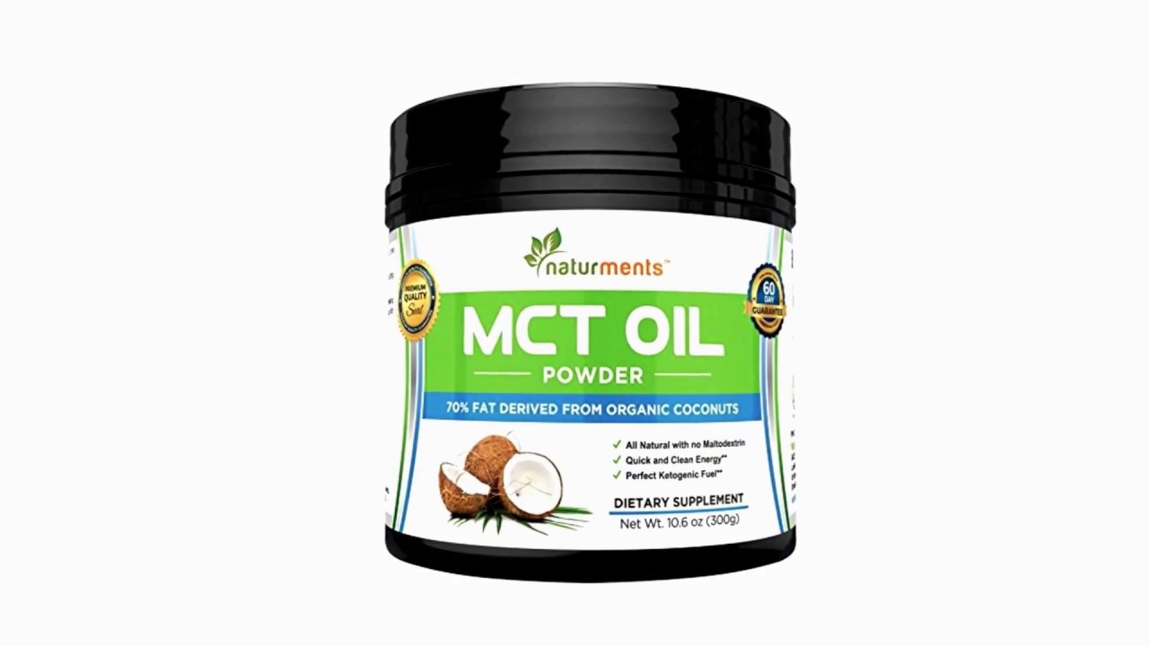 Naturments Organic MCT Coconut Oil Powder - YouTube