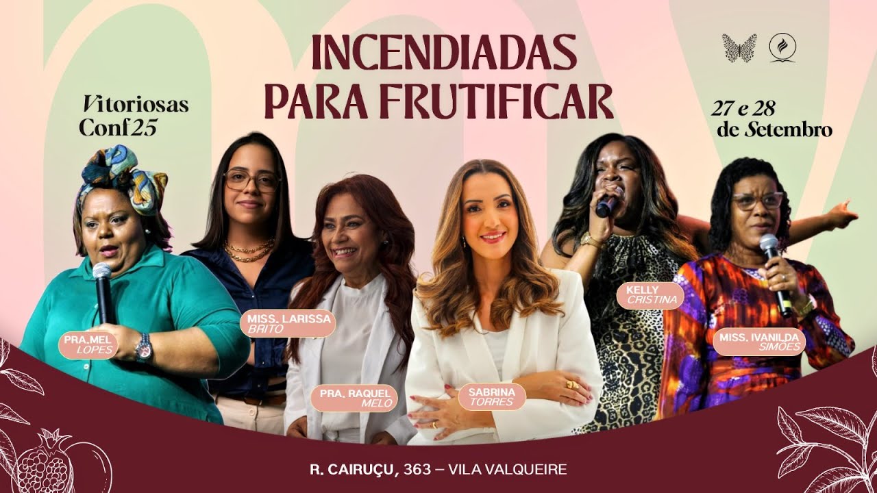 CONFERENCIA MV | Etapa 1 | PRA. MEL LOPES E CANTORA KELLY CRISTINA | 27 ...