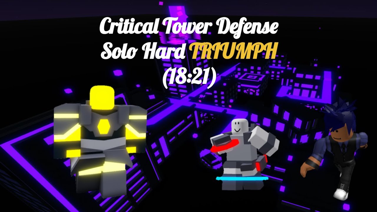 Critical Tower Defense | Solo Hard Mode - YouTube