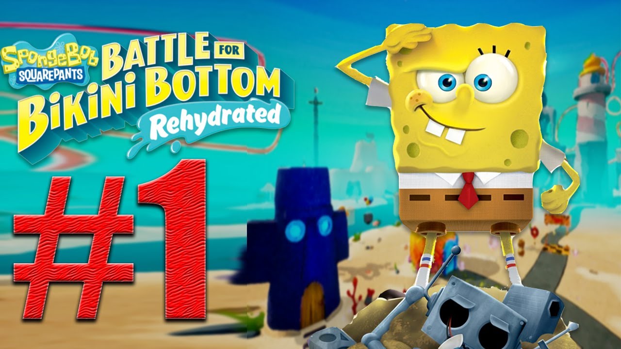 ROBOTS OF DOOM!! Let's Play Spongebob BFBB Rehydrated Part 1 - YouTube