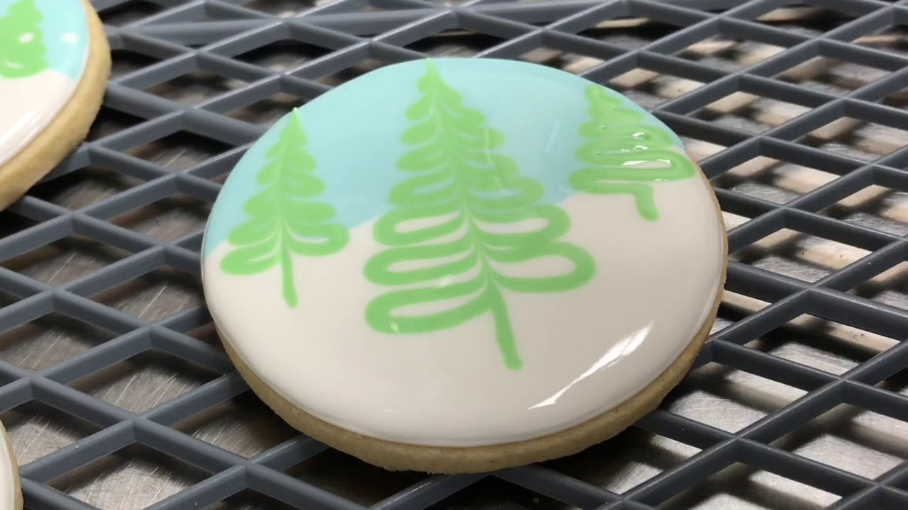 Winter Wonderland - Decorated Sugar Cookies - YouTube
