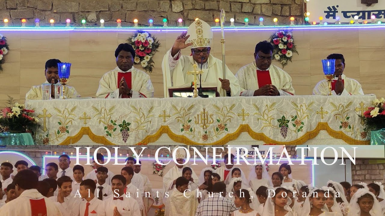 Confirmation Holy Mass at Doranda Parish - YouTube