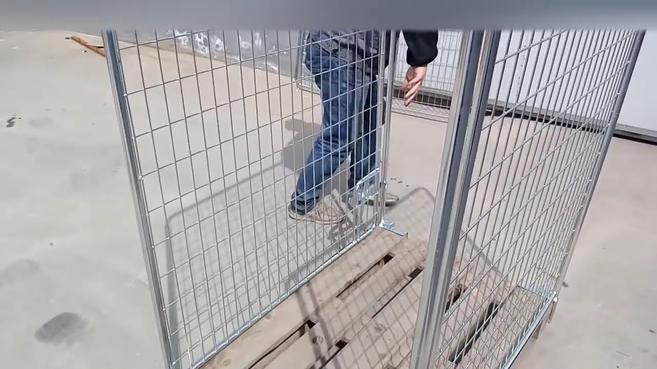 How to assemble a cage pallet for Australian market？ - YouTube