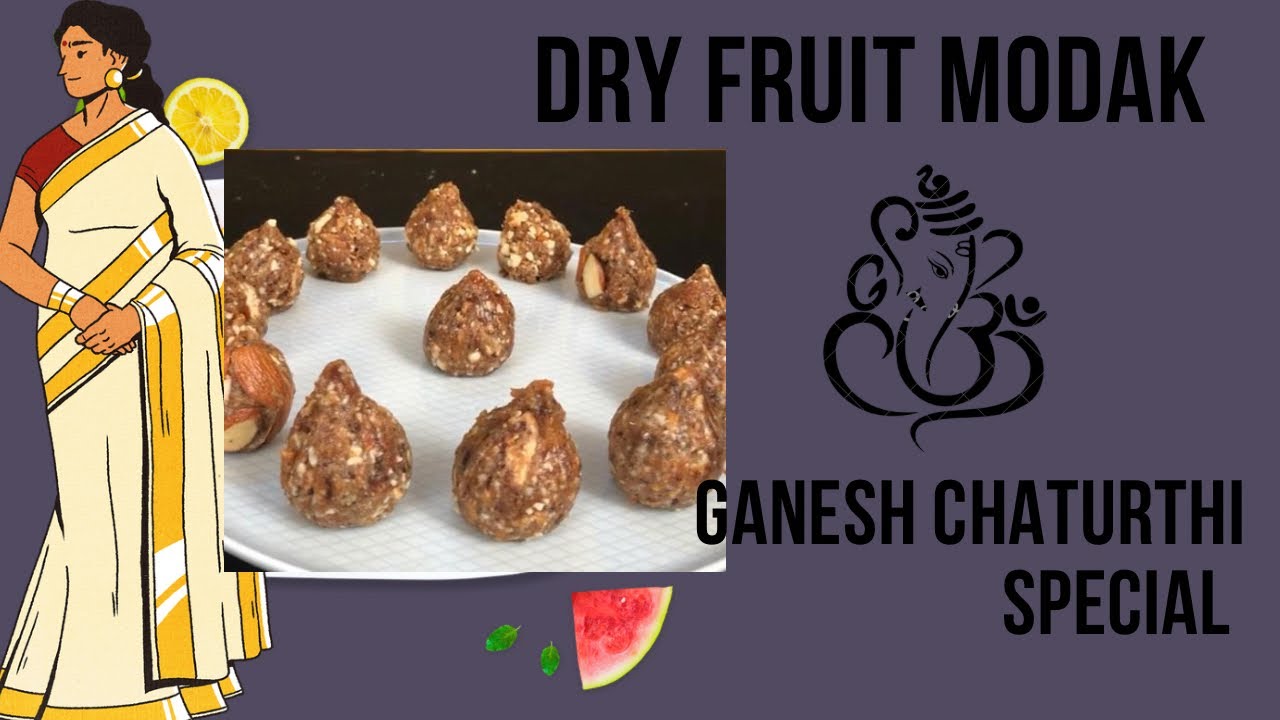 DRY FRUIT MODAK | SPECIAL DRY FRUIT INSTANT MODAK RECIPE | MANVAS - YouTube
