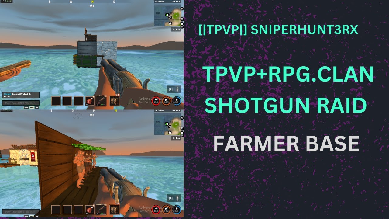 We Did raid FARMER BASE TPVP& RPG CLAN 🤤🤤 - YouTube