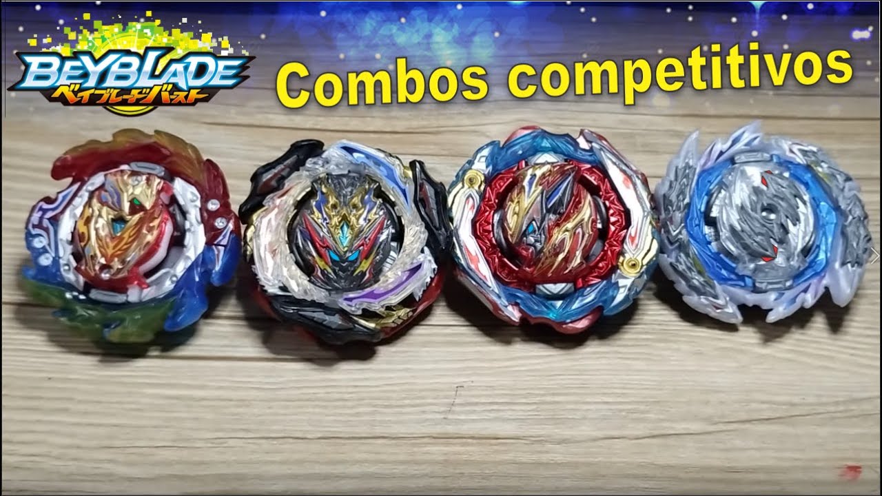 Testando combos competitivos de Beyblade Burst - YouTube