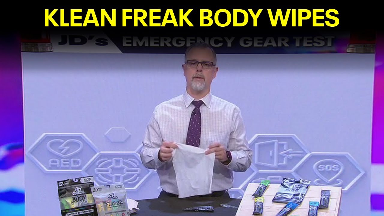Klean Freak Body Wipes: Emergency Gear Test - YouTube