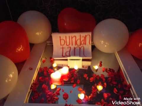 Sevgilime surpirizm  BIR BAYAN SEVGILISI IÇIN SURPIZI
