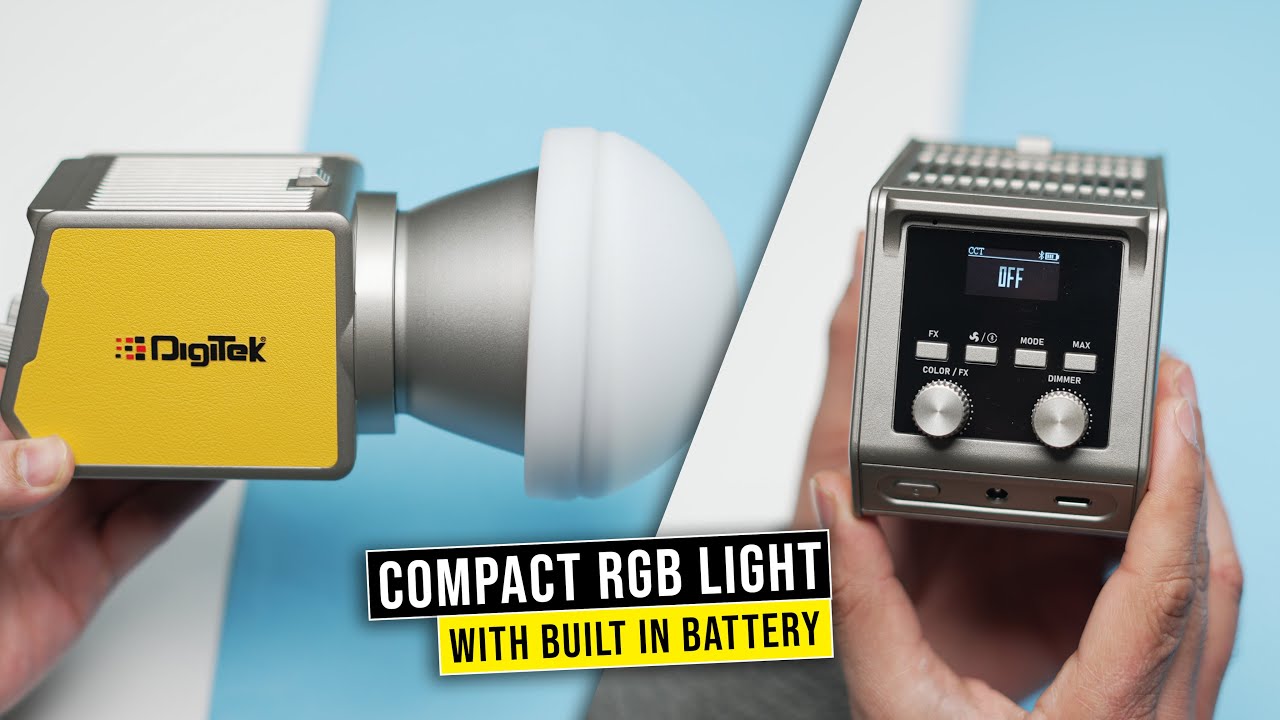 All-New Compact RGB Video Light With In-Built Battery | DIgitek DCL-60W ...