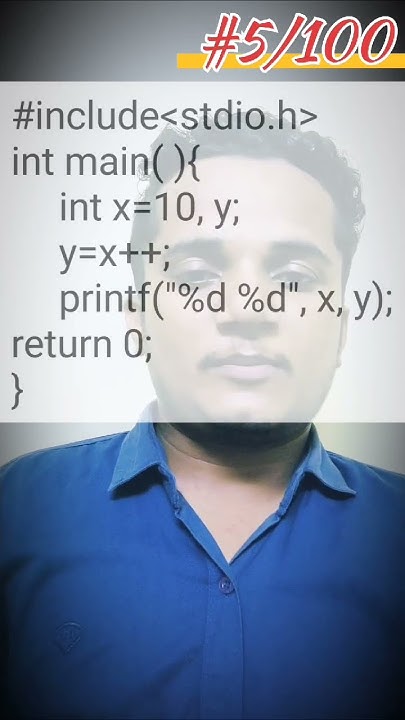 5th day of 100 days code in c #100dayschallenge #india #100dayschallenge - YouTube