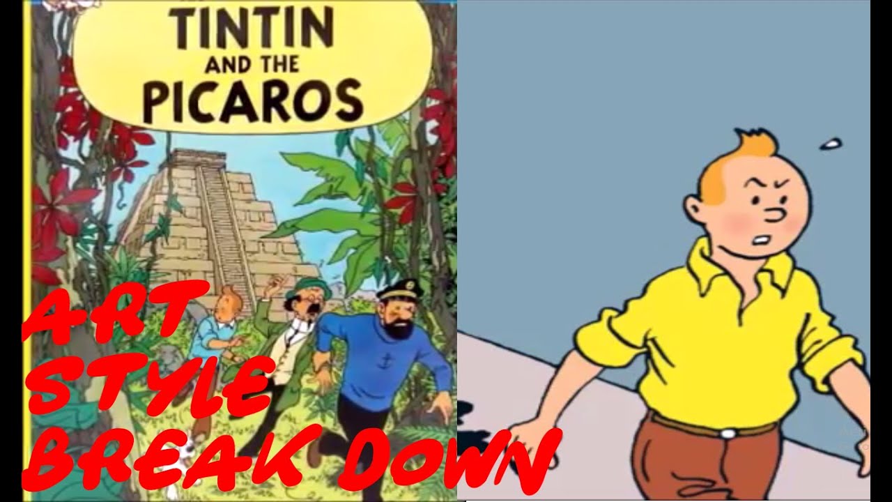 Tintin Art Style Break Down - YouTube