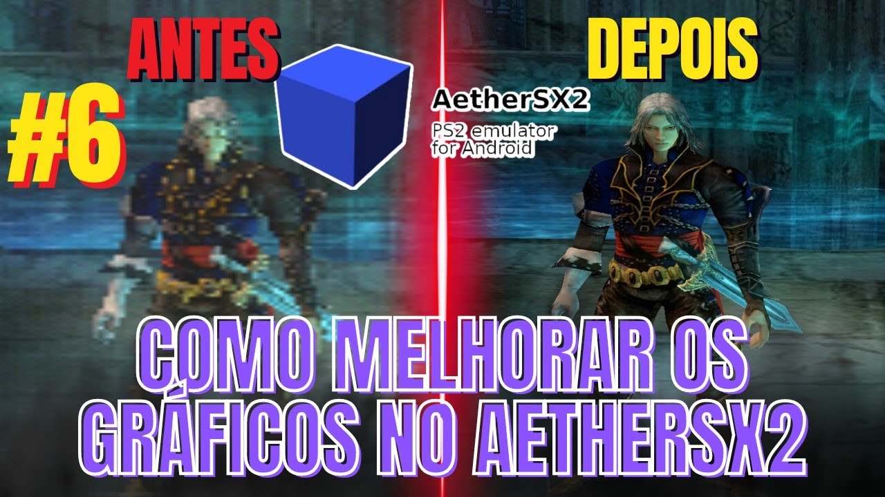 AETHERSX2 TUTORIAL #6 - COMO MELHORAR OS GRÁFICOS DO JOGO NO AETHER SX2 - Como melhorar a ...
