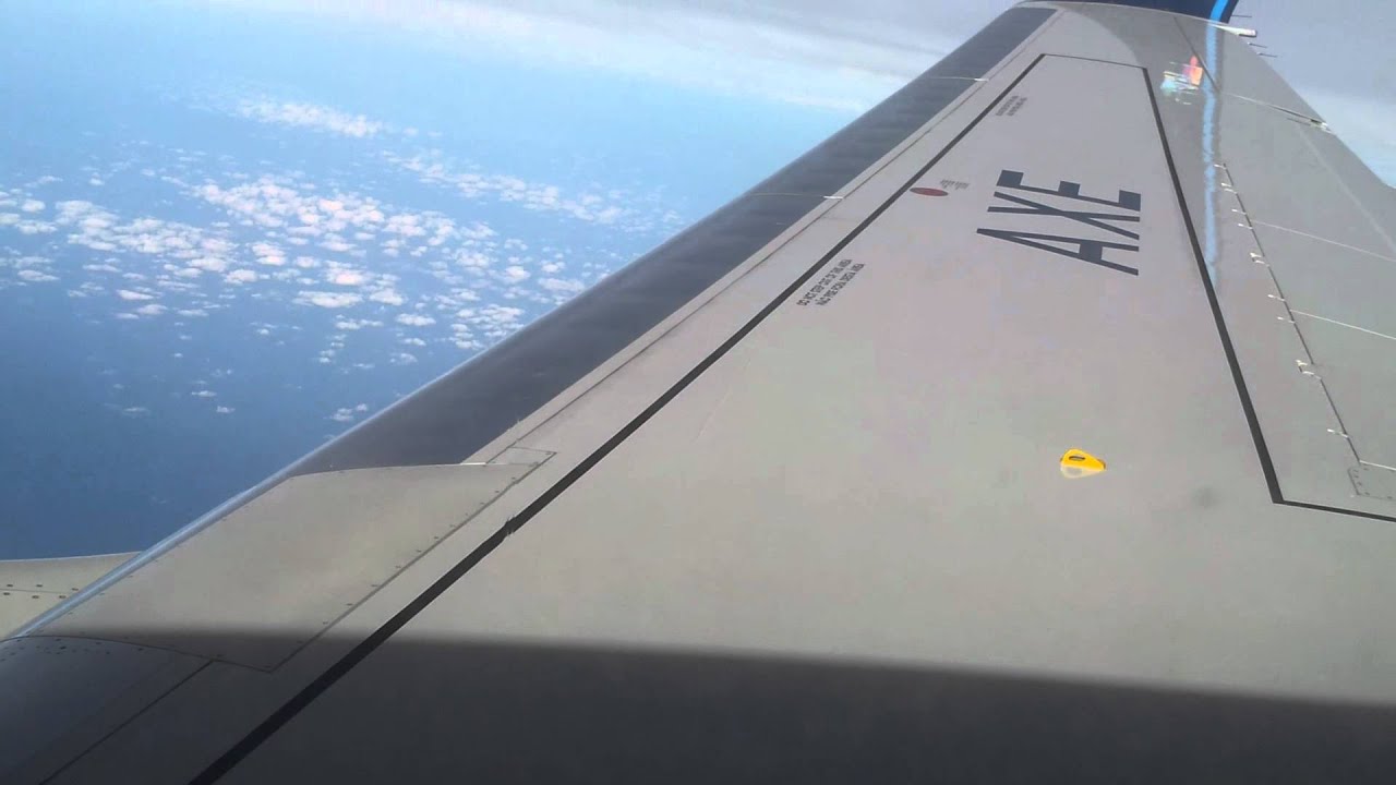 Shock Waves on an E195 wing - YouTube