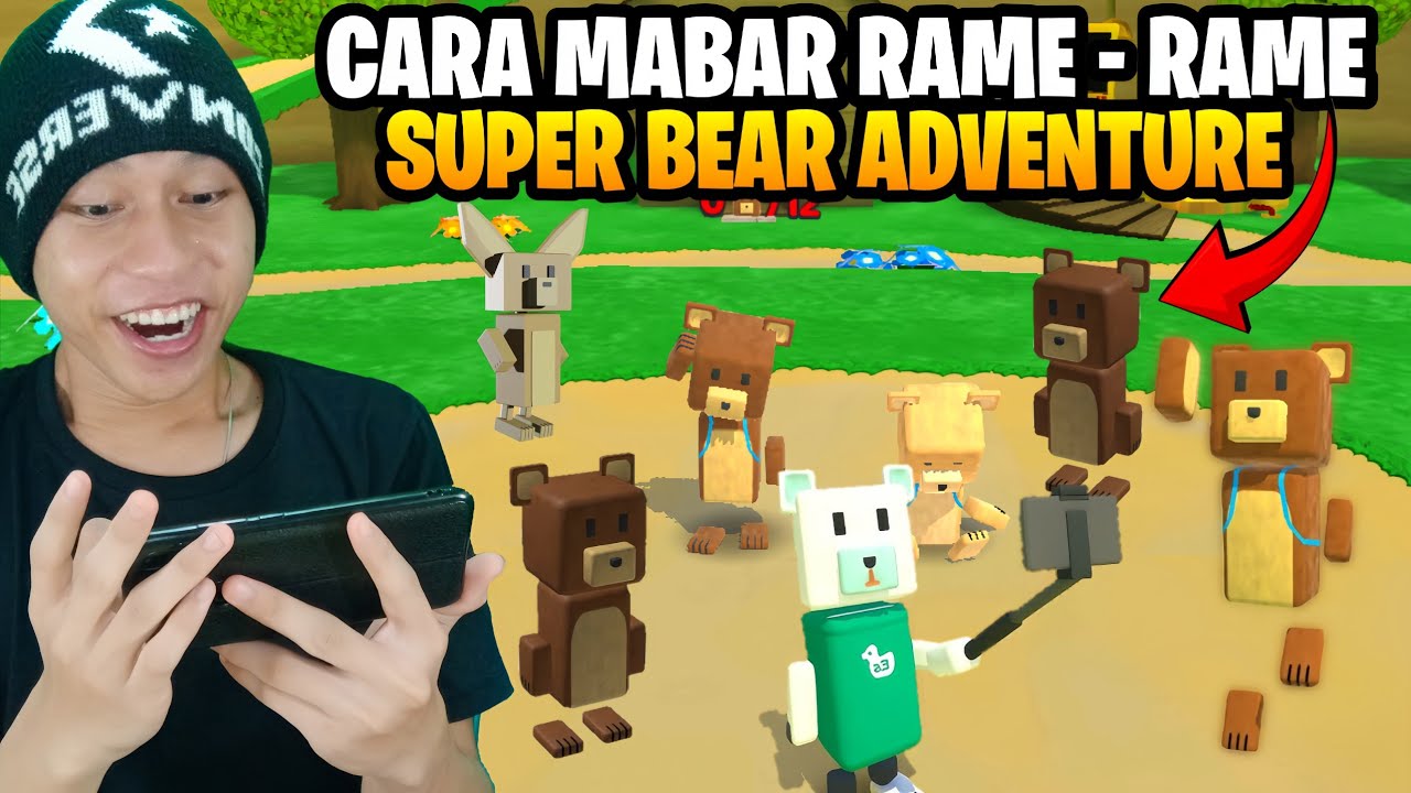 CARA MABAR DI GAME SUPER BEAR ADVENTURE - TUTORIAL CARA MULTIPLAYER DI ...