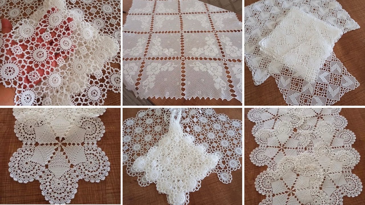 Charming crochet tablecloth patterns, runner crochet patterns, runner ...