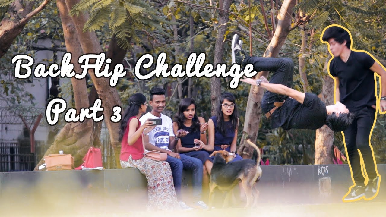 BackFlip Challenge In india part 3| Funny Reaction | Inspired by grant ...