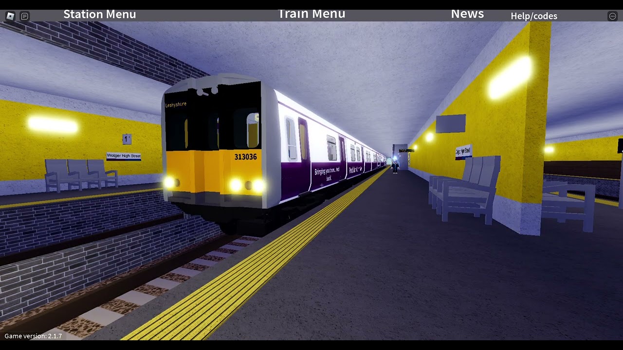 (RARE) Roblox Admin Class 313 departs Wotger High Street for Leadyshire ...