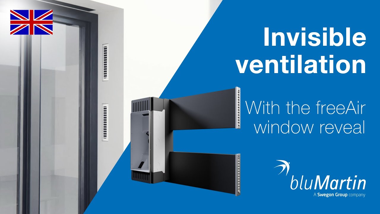 🇬🇧 Invisible ventilation – with the freeAir window reveal for modern ...