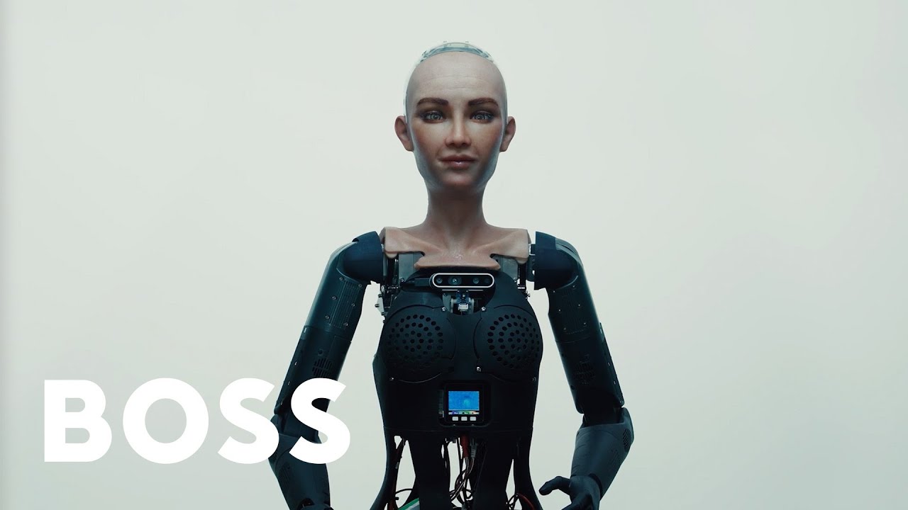Sophia the Robot Welcomes You to BOSS Techtopia | BOSS - YouTube