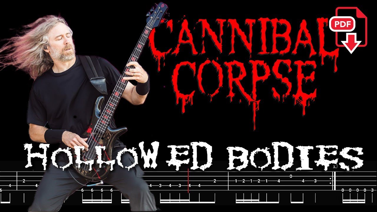 Cannibal Corpse - Hollowed Bodies (🔴Isolated Bass Tabs) @ChamisBass # ...