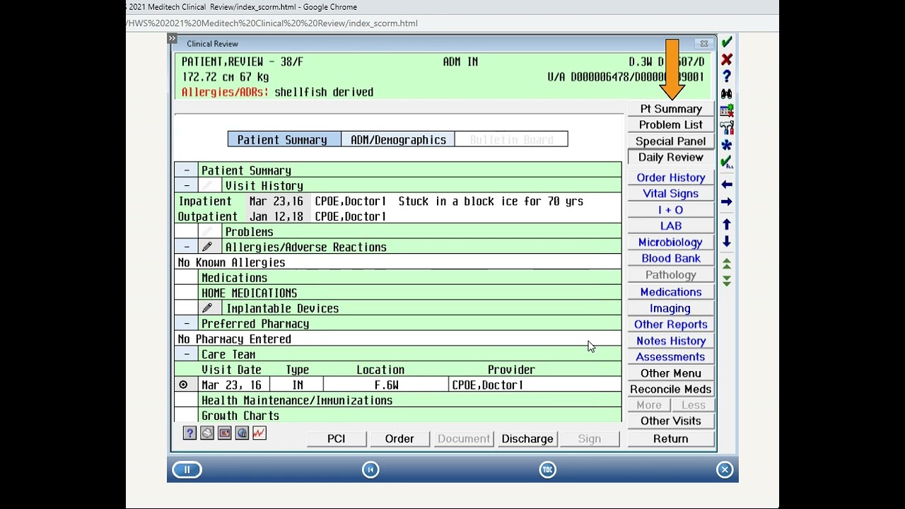 Meditech Training by Healthstream Video 5 - YouTube