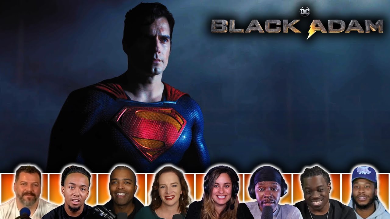 Reactors Reacting to the BLACK ADAM POST-CREDIT SCENE "SEND THEM ALL ...