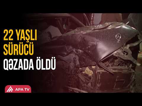 Tovuzda zəncirvəri qəza: Gənc sürücü öldü | APA TV