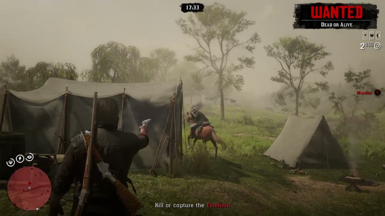 RDR 2 Online - Headshot through tent - YouTube