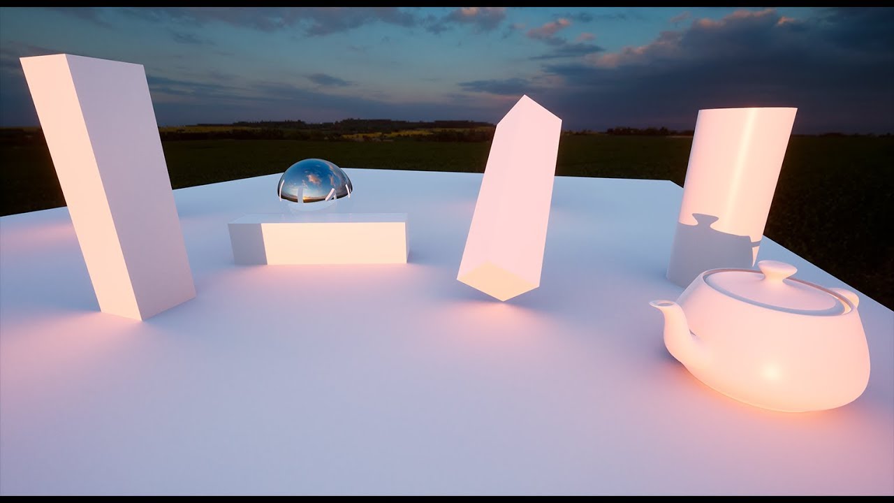 Unreal Engine 4.22 Ray Tracing Test (RTX 2080 Ti) HDRI Lighting - YouTube