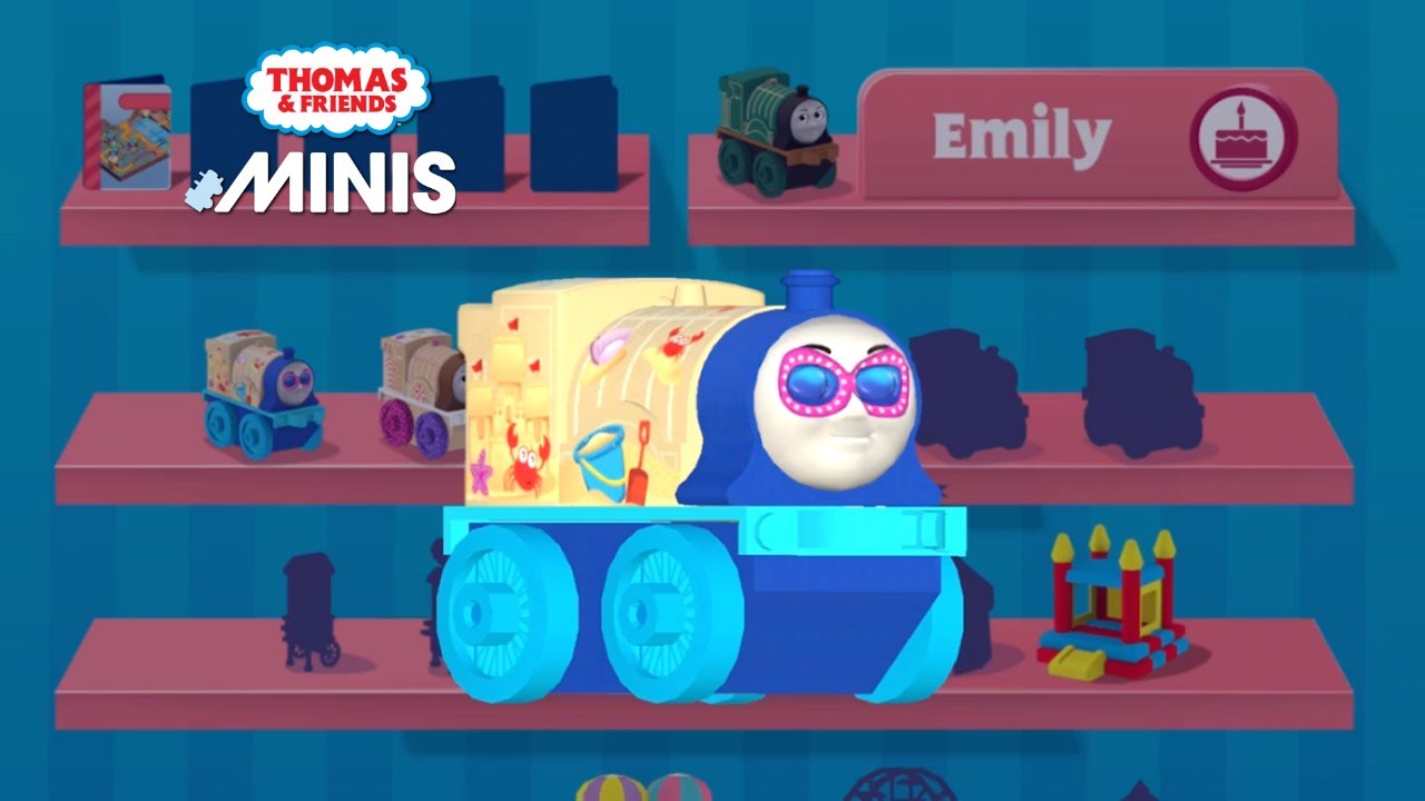 Thomas & Friends Minis! 🚂 NEW MINI: BEACH EMILY, THE BIRTHDAY PARTY ...